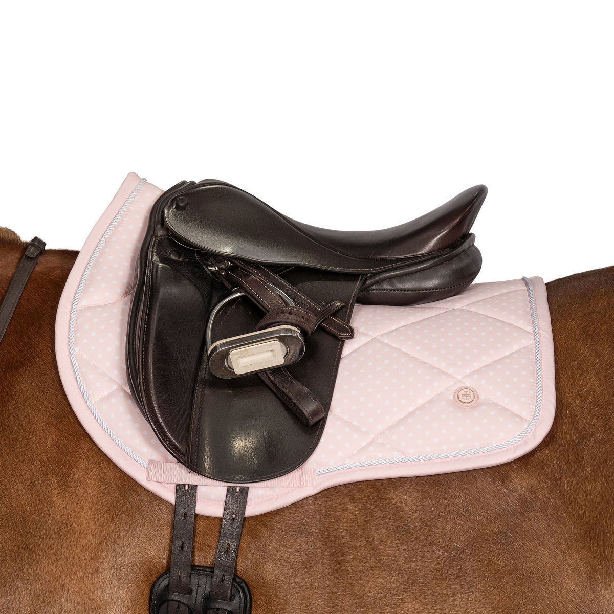 LT Pink Polka Dot Pony All Purpose Saddle Pad – Lara Tweedie Equestrian