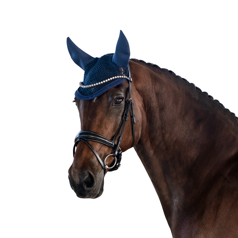 LT Moderne Ear Bonnet - Navy – Lara Tweedie Equestrian